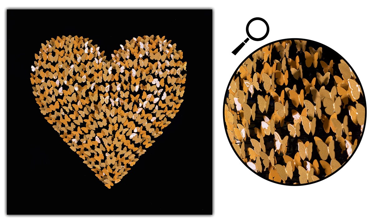 Heart - Butterflies | Marcus Botbol - Clarendon Fine Art